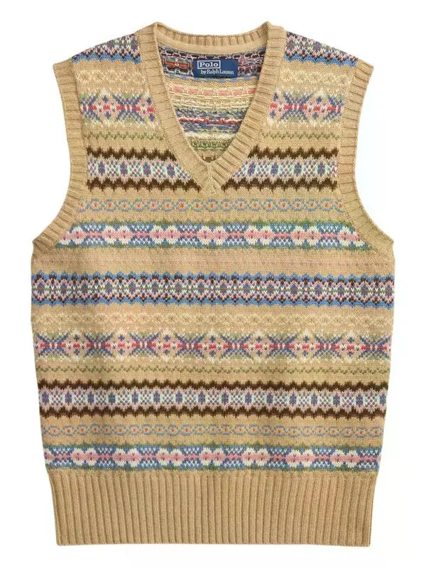 Polo Ralph Lauren Patterned V-neck Vest