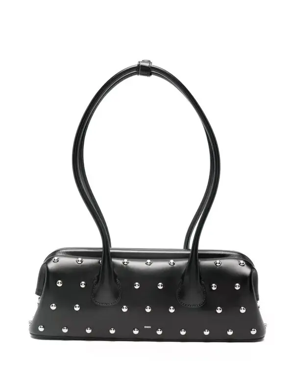 OSOI Mini Boat Wide Studded Bag - Black
