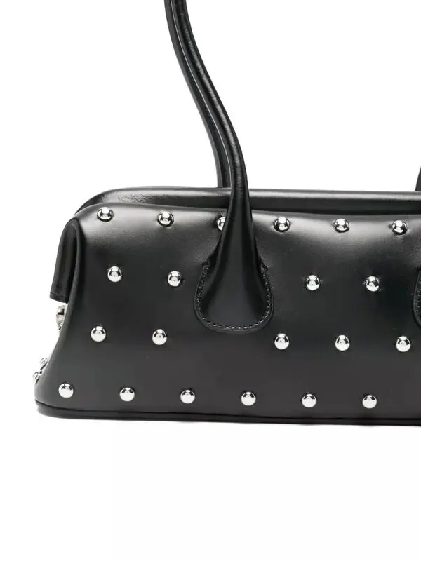 OSOI Mini Boat Wide Studded Bag - Black