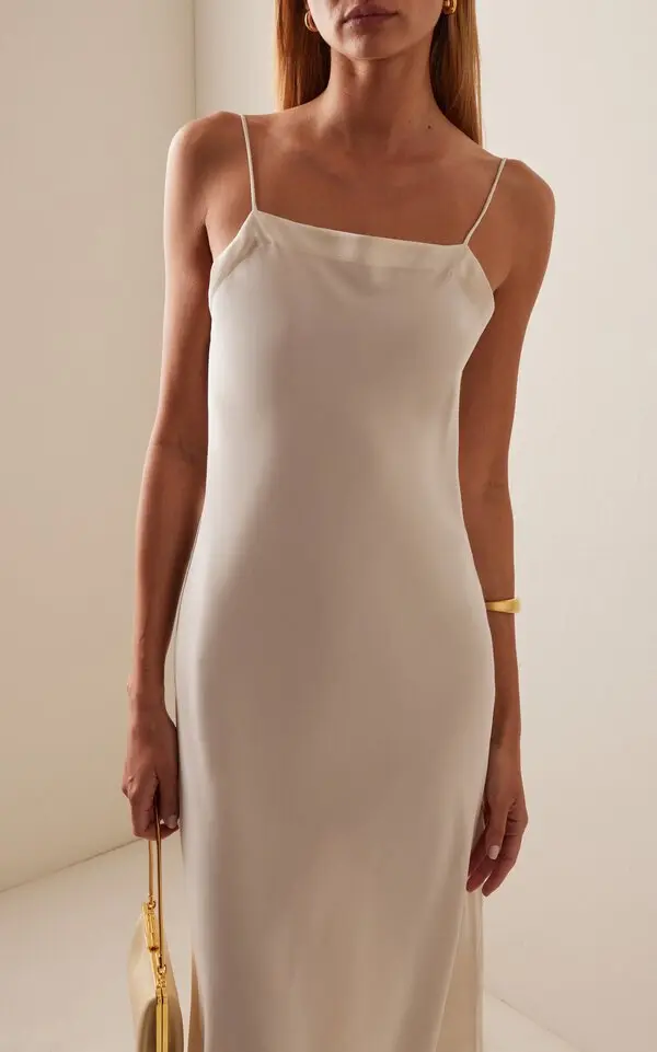 KAMPERETT Silk Midi Slip Dress