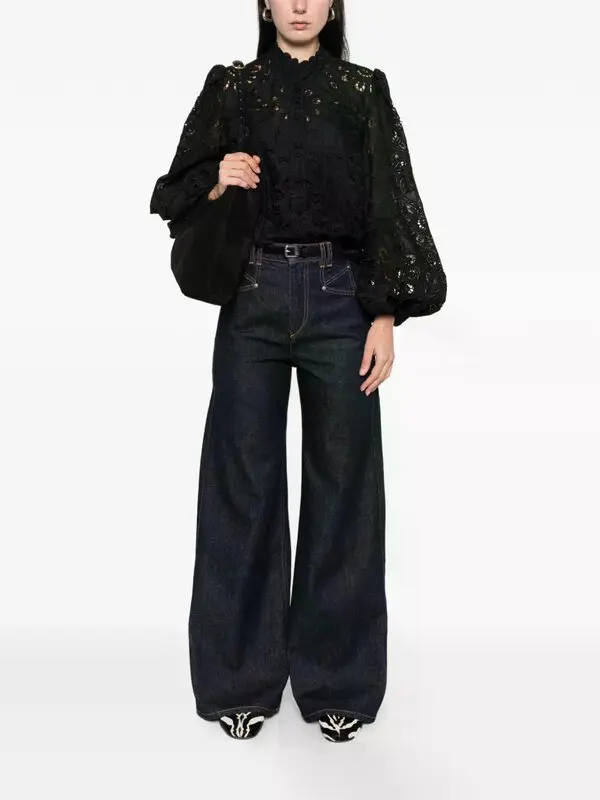 Isabel Marant Étoile Wide-leg High-rise Jeans - Blue