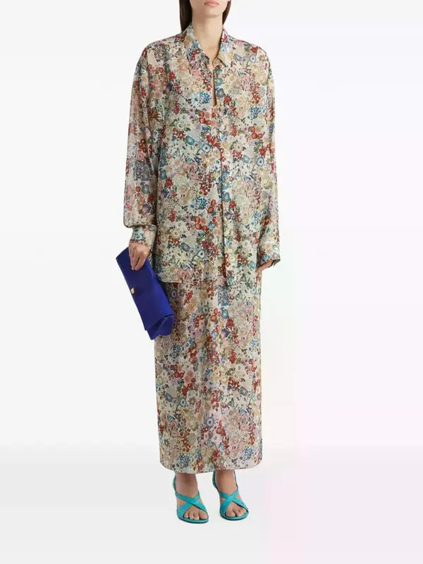 Khaite Floral-pattern Shirt