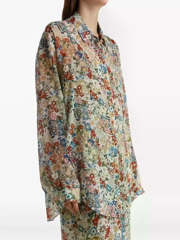 Khaite Floral-pattern Shirt