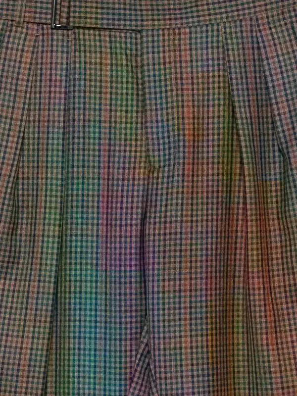 Paul Smith Check Pleated Trousers