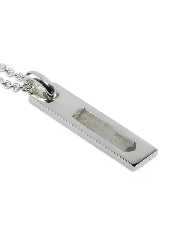 PARTS OF FOUR Sterling Zultanite Rectangular Pendant Necklace