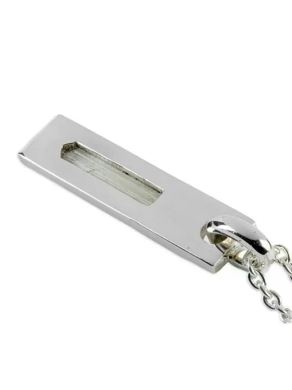 PARTS OF FOUR Sterling Zultanite Rectangular Pendant Necklace