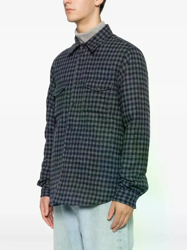 Aspesi Doppia Check-pattern Overshirt