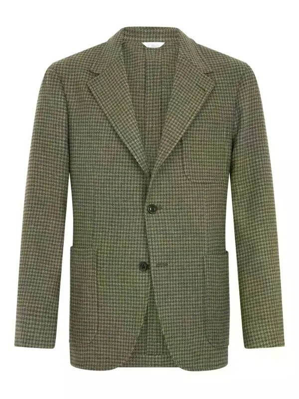 Boglioli Windsor Houndstooth Jacket - Green