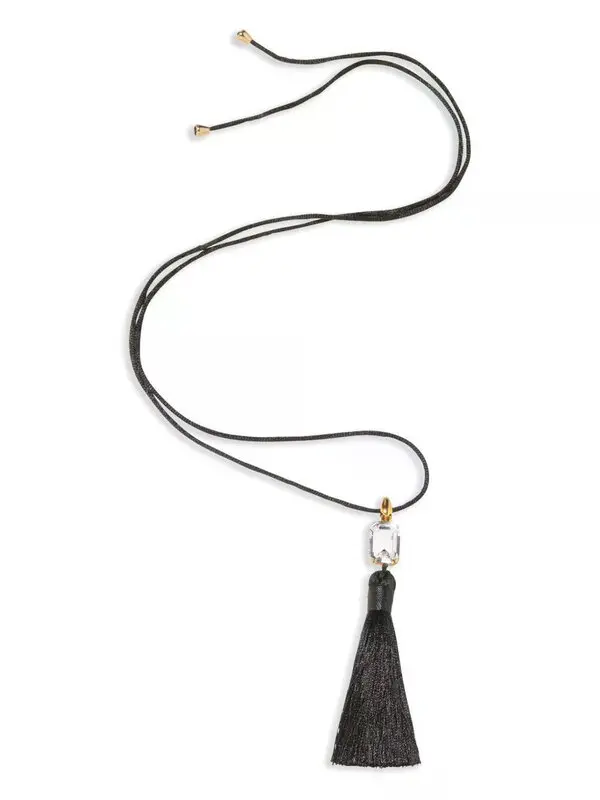 JENNIFER BEHR Tassel Francine Necklace - Black