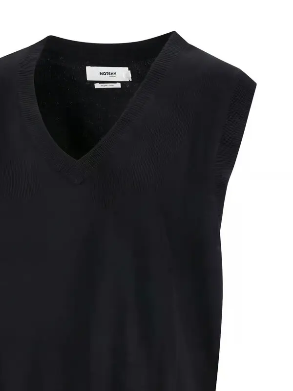 NOTSHY Elsie V-neck Wool Top