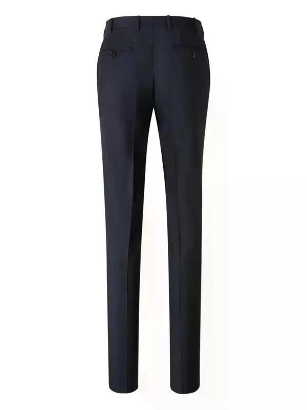 Canali Notched-lapel Single-breasted Suit - Blue