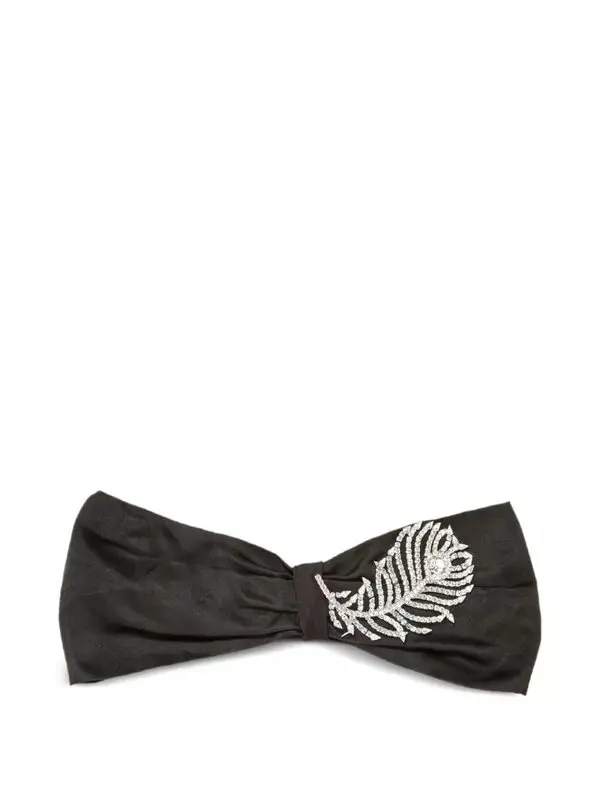 JENNIFER BEHR Feather-motif Headband - Black