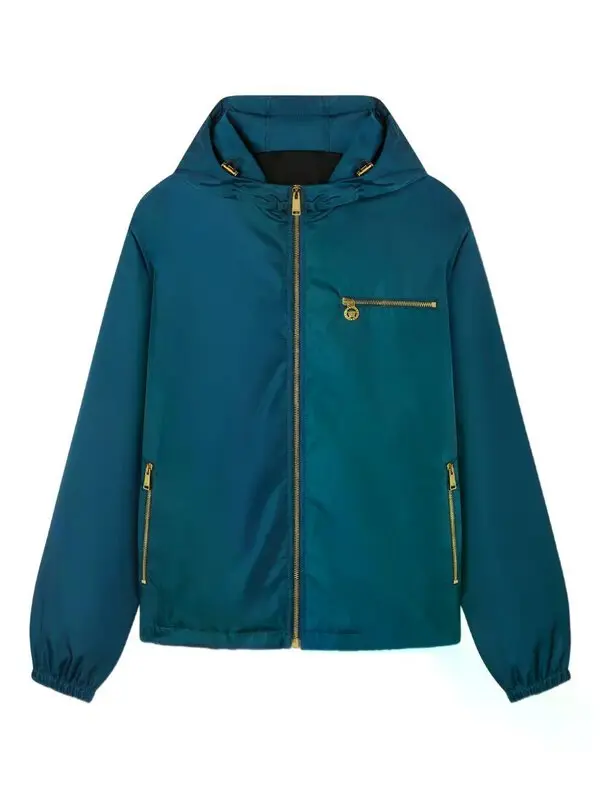 Versace Hooded Zip Jacket - Blue