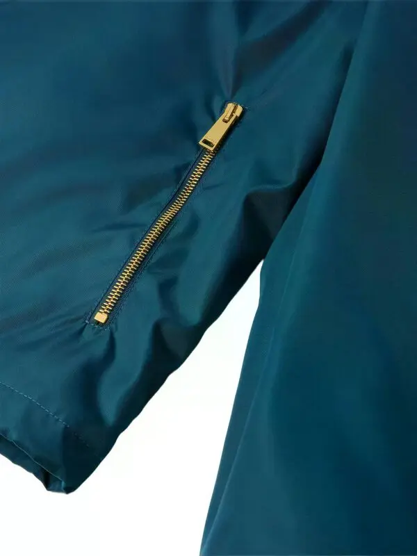 Versace Hooded Zip Jacket - Blue