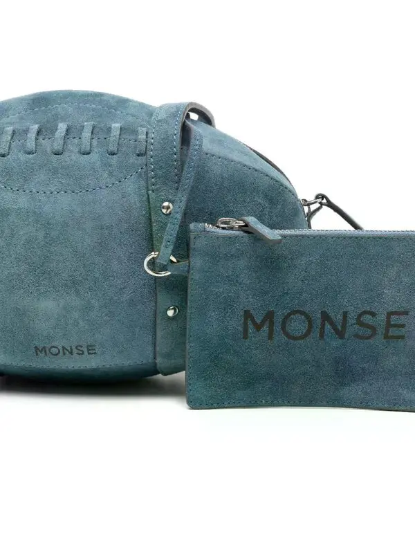 Monse Football Shoulder Bag - Blue