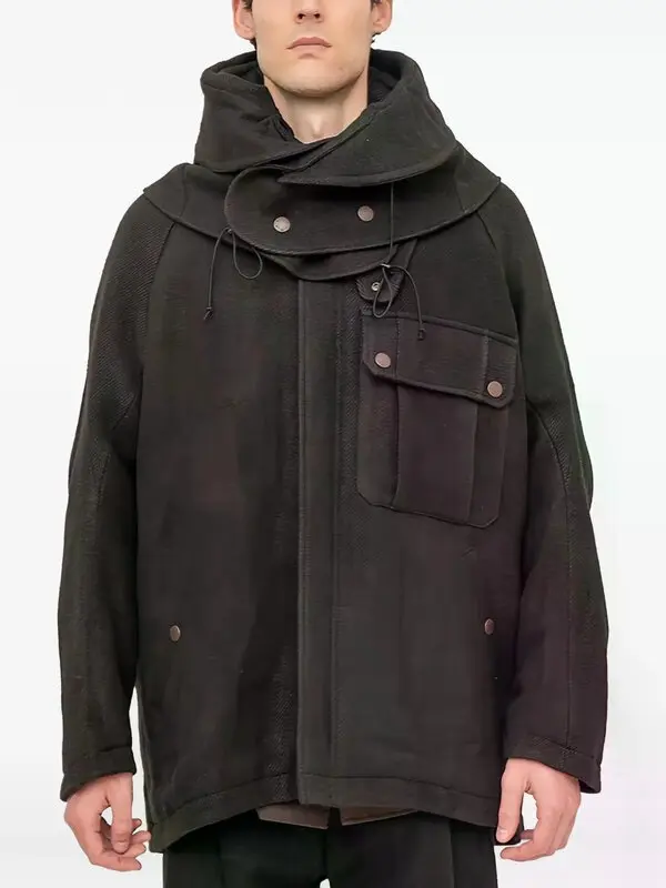 DEVOA Hooded Pocketed Parka