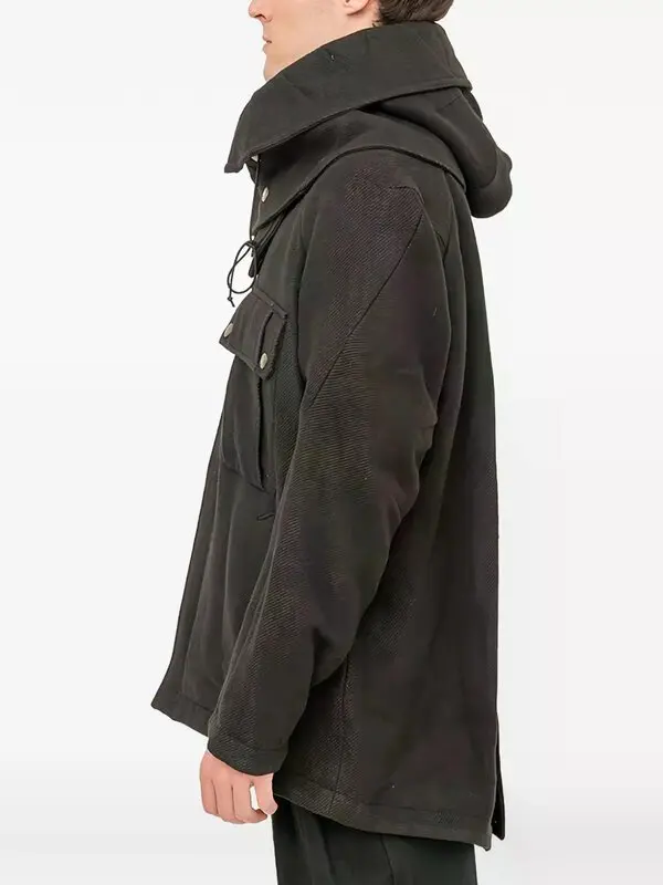 DEVOA Hooded Pocketed Parka