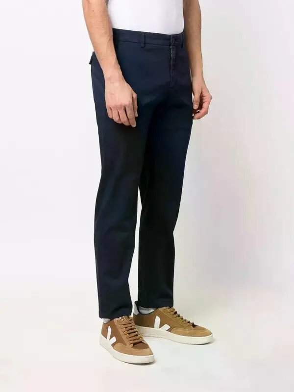 DEPARTMENT 5 Logo Patch Chino Trousers - Blue