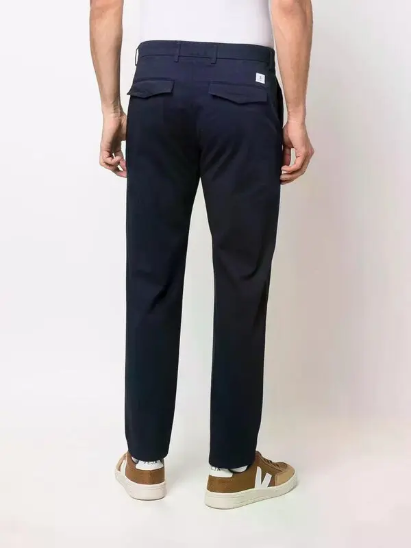 DEPARTMENT 5 Logo Patch Chino Trousers - Blue