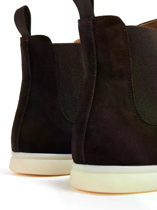 SCAROSSO Suede Chelsea Boots