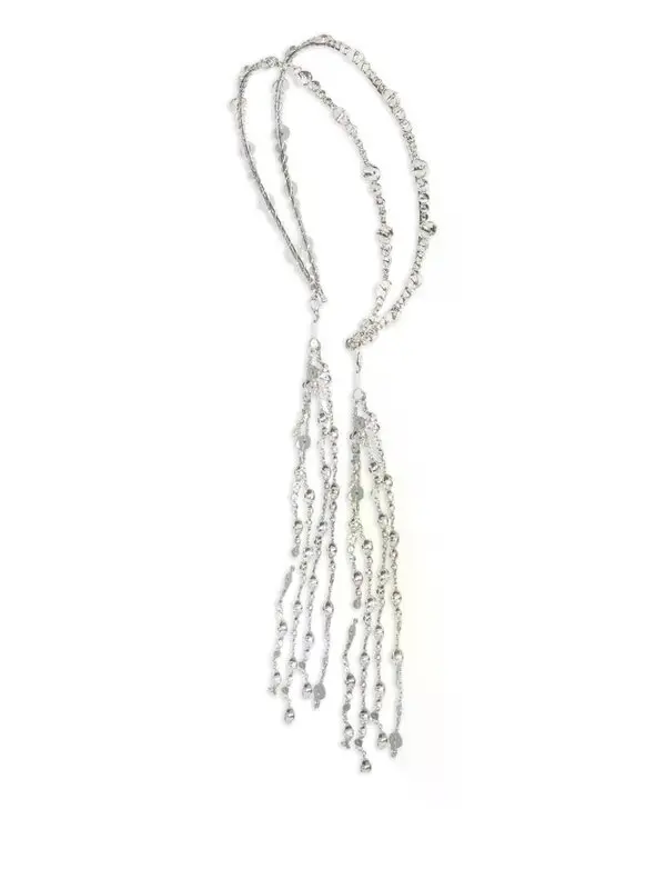 JENNIFER BEHR Beaded Loretta Headband - Silver