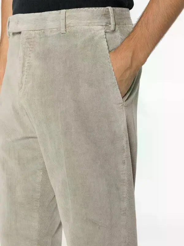 PT TORINO Corduroy Slim-cut Trousers