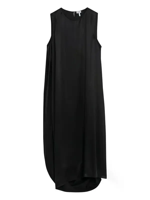 Loewe Draped Satin Dress