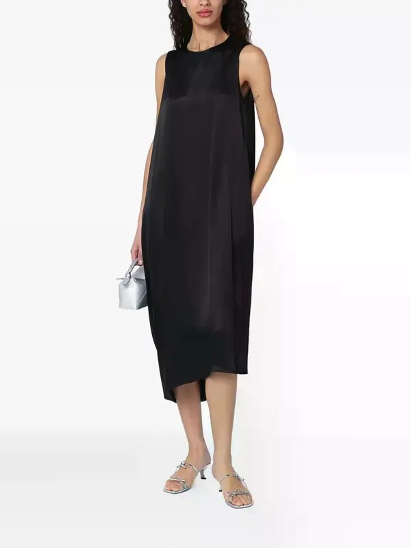 Loewe Draped Satin Dress