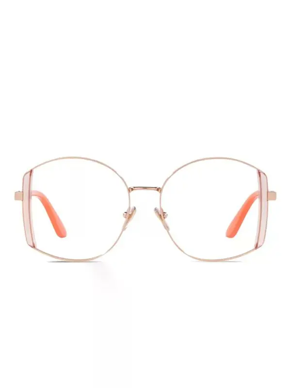 VOGUE EYEWEAR Geometric-frame Glasses - Pink