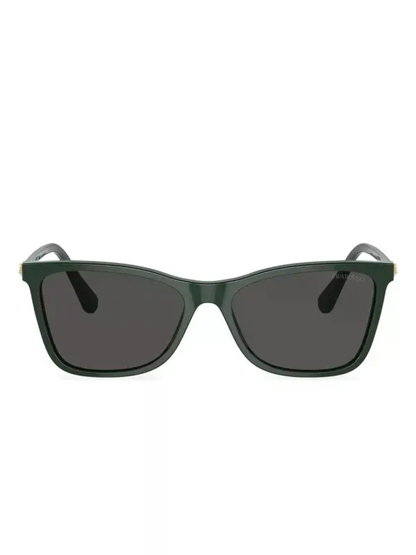 SWAROVSKI Sk6004 Crystal-embellished Sunglasses - Black