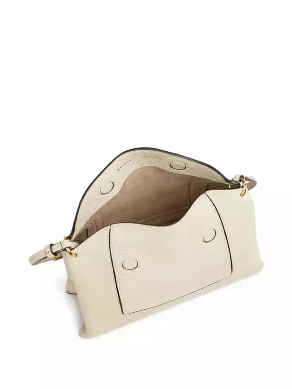 WANDLER Penelope Slouch Leather Shoulder Bag - Neutrals