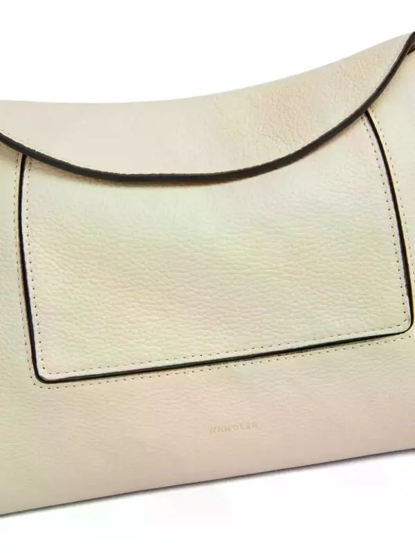 WANDLER Penelope Slouch Leather Shoulder Bag - Neutrals