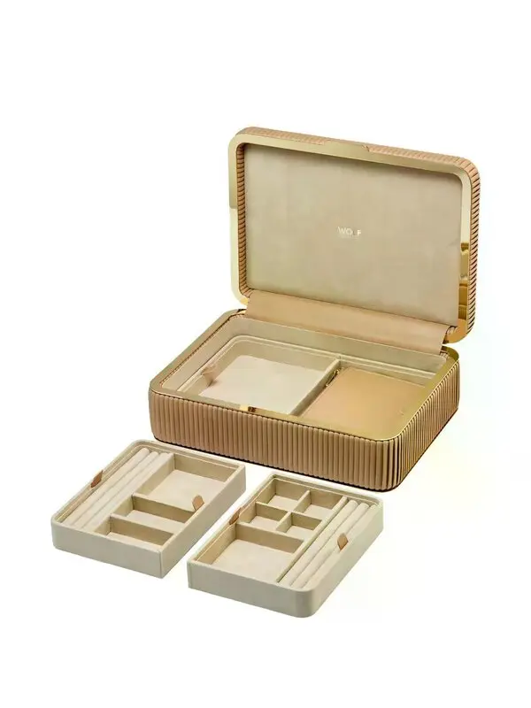 Wolf Medium Bella Jewellery Box - Neutrals