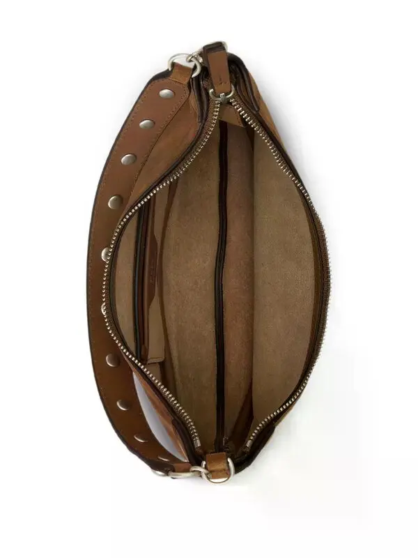 Polo Ralph Lauren Polo Id Suede Shoulder Bag - Brown