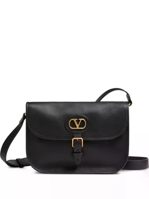 Valentino Garavani Hammered Shoulder Bag - Black