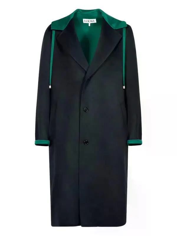 Loewe Hooded Cuff Coat