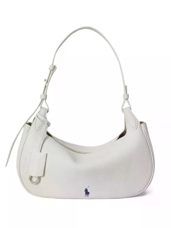 Polo Ralph Lauren Pony Play Leather Shoulder Bag - White