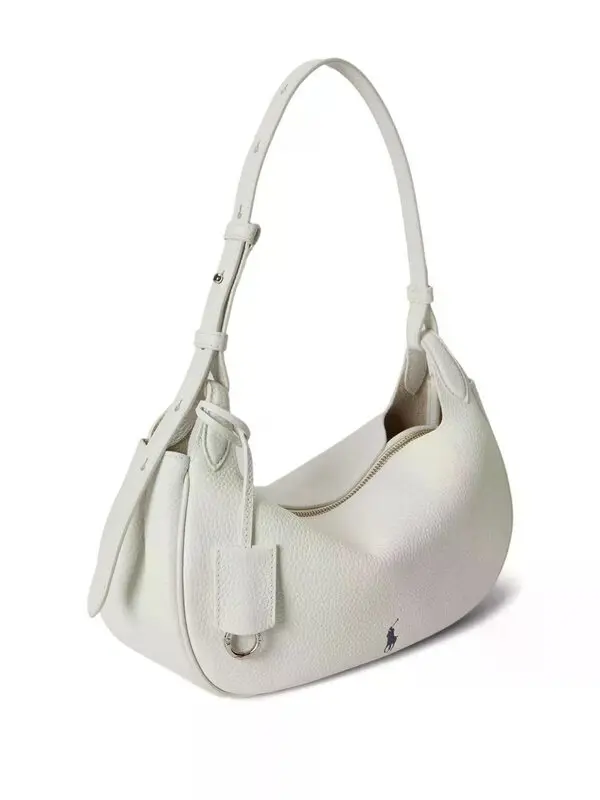 Polo Ralph Lauren Pony Play Leather Shoulder Bag - White