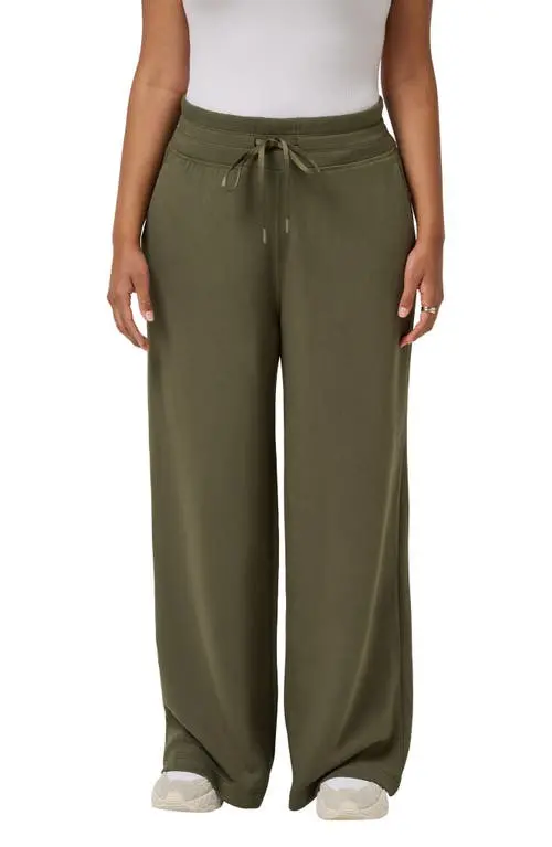 Travis Mathew Skyloft Soft Wide Leg Pants - Grape Leaf