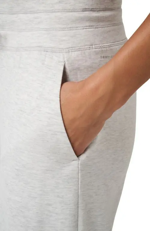 Travis Mathew Skyloft Soft Wide Leg Pants - Heather Light Grey