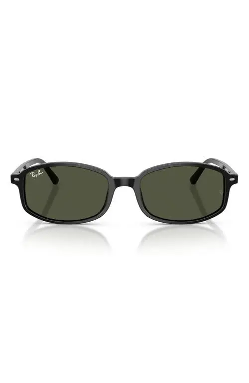Ray-ban Irregular Sunglasses - Black/green