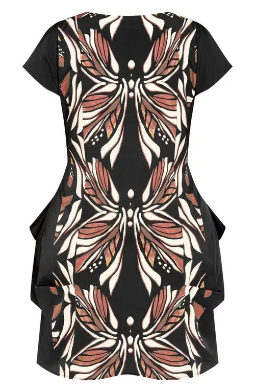 City Chic Nadia Print Tunic