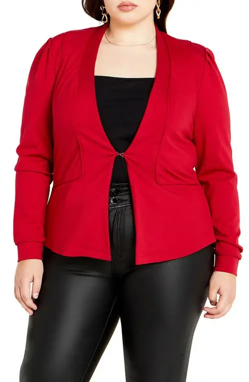 City Chic Liana Stretch Ponte Jacket