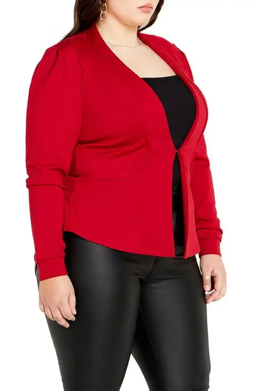 City Chic Liana Stretch Ponte Jacket