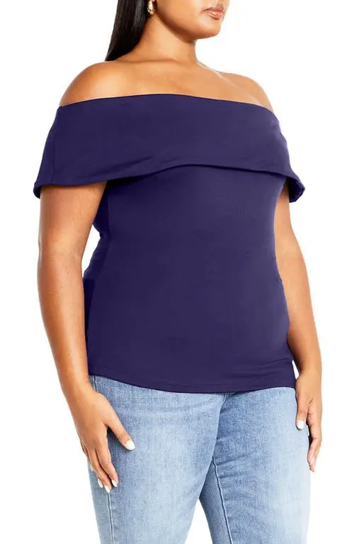 City Chic Marla Off-the-shoulder Top