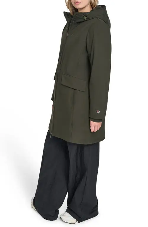 Champion Hooded Coat - Olive
