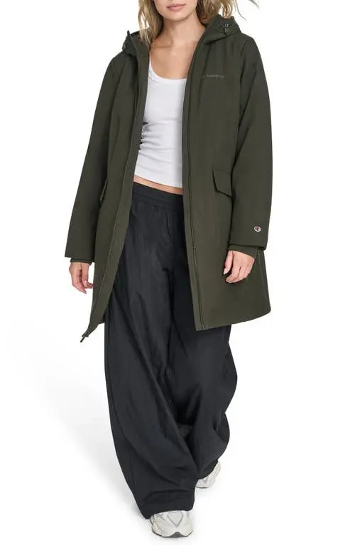 Champion Hooded Coat - Olive