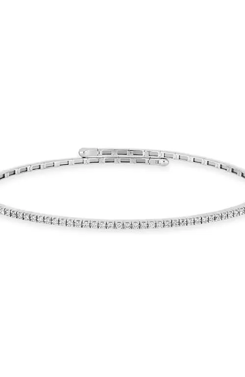 Bony Levy 18k Gold Diamond Coil Cuff Bracelet - 18kw