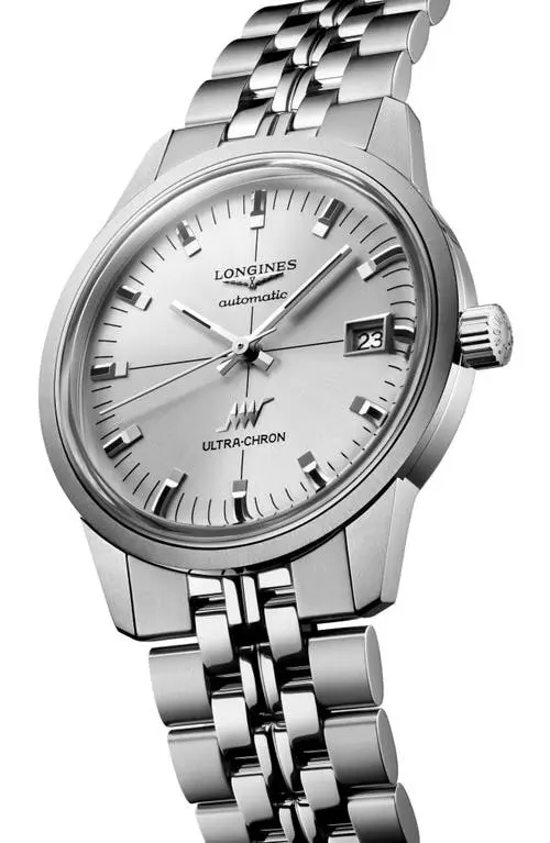 LONGINES Ultra-chron Automatic Bracelet Watch - Silver