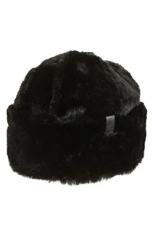 Rag & Bone Kennedy Faux Fur Hat - Black